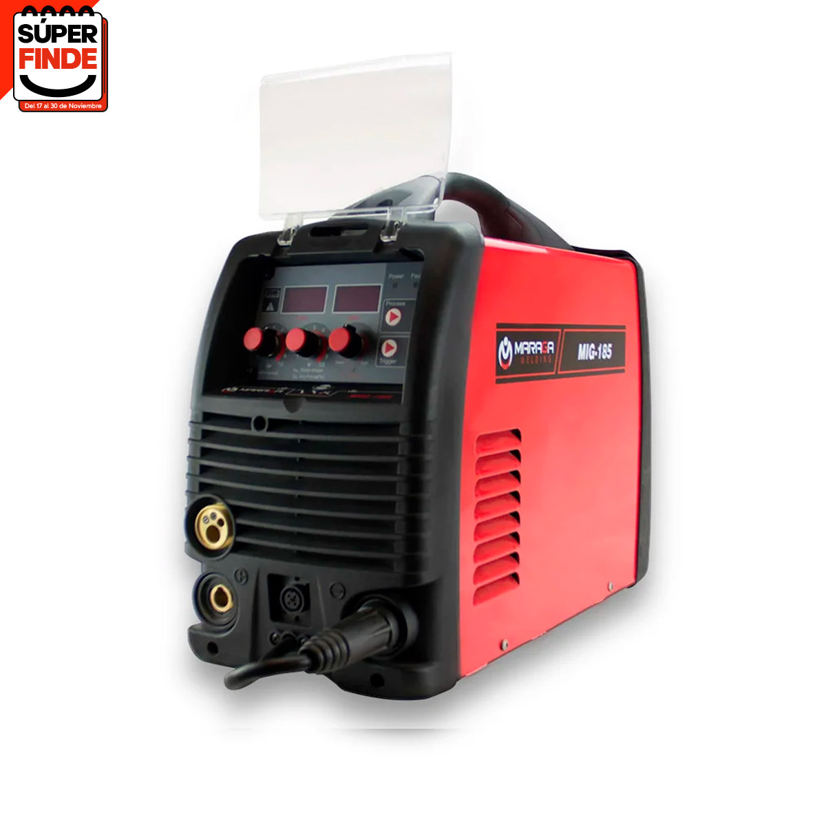 Soldadora Multiprocesos Mig-185 - Macroherramientas