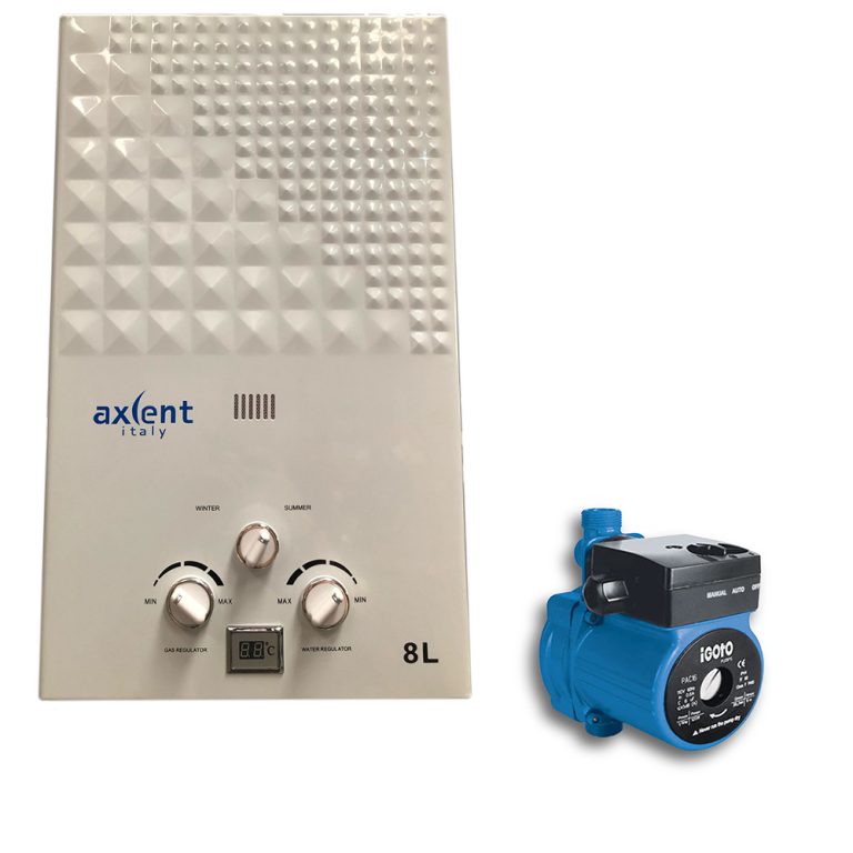 Axcent Italy Combo Boiler D/paso 8l Bomba Presurizador 1/6hp ...